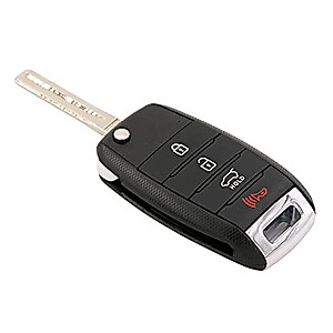 Keyless2Go Replacement for 4 Button Remote Key Kia NYODD4TX1306-TFL (TF F/L) 95430-2T560 (4D60 CHIP)