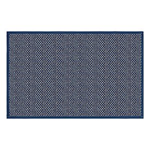 Artoid Mode Washable Non Slip Rubber Backing Kitchen Rugs Blue Doormat, Absorbent Kitchen Floor Mats Front of Sink Kitchen Mats for Floor Home Decor 17x29 Inch