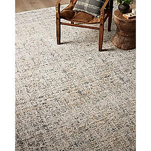 Amber Lewis x Loloi Alie Collection ALE-02 Sand / Sky, Traditional 18" x 18" Sample Rug