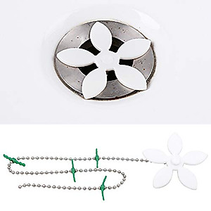 Set of 15 Pcs Drain Hair Catcher,Flower Shower Drain Protectors Hair Stopper Shower Drain Hair Trap Remover Hair Filter for Kitchen Bathroom Drain Sink Cleaning Tool