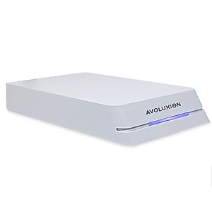 Avoluxion HDDGear Pro (White) 8TB 7200RPM USB 3.0 External Gaming Hard Drive (for PS5, Pre-formatted) (Renewed)