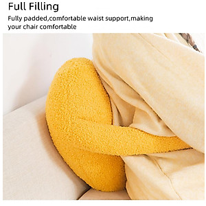 Gujuja Heart Shape Decor Pillows Plush Heart Throw Pillows Cushion Sofa Window Cushion Valentine's Day Gift,19.6 * 15.7 Inches (Red)