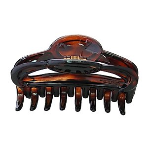 Caravan Way Open Hair Claw Hair Will Be Seen Topping It Off With A Button In Tortoise Shell