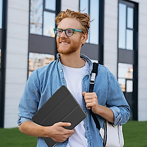 kenke Case for iPad Pro 11 Inch 4th/3rd/2nd/1st Generation (2022/2021/2020/2018 Model), Rebound Magnetic Slim Trifold Stand Smart Cover, Support 2nd Gen Pencil Charging, Auto Sleep/Wake, Black