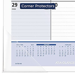 AT-A-GLANCE 2023 Monthly Desk Calendar, Desk Pad, QuickNotes, 22" x 17", Standard (SK70000)