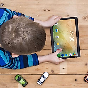 Dpofirs Androids Tablet 10 inch, IPS HD Display 4000mAh Tablets Dual SIM Dual Standby 2GB ROM 32GB RAM Dual Camera IPS 1080P HD Large Screen Portable Call Tablet Kids (Black)