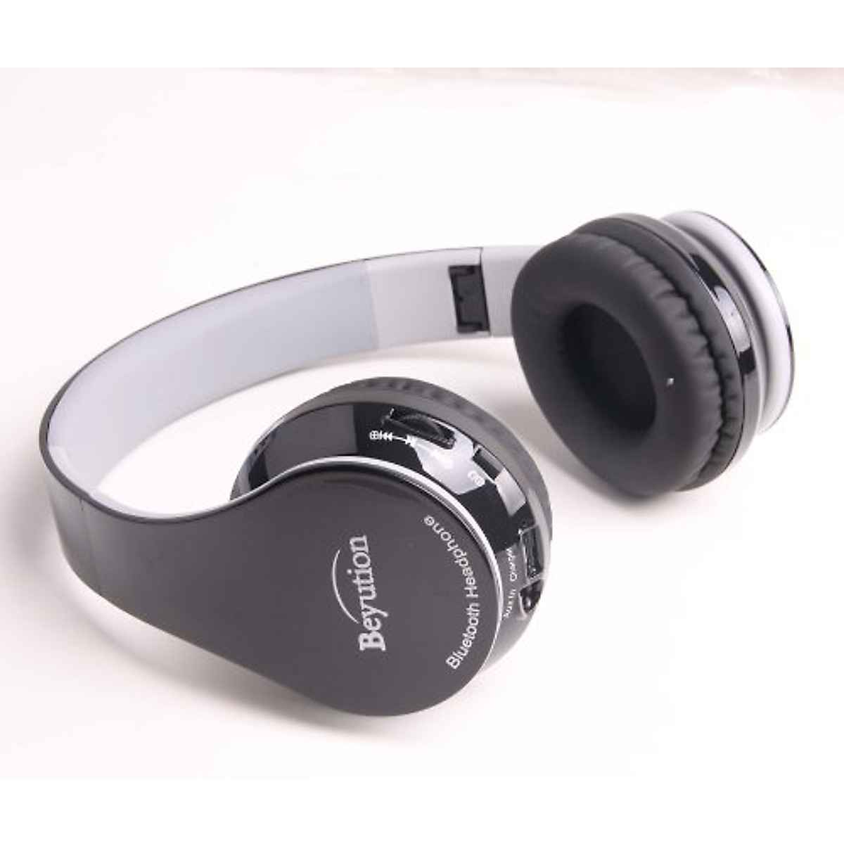 Beyution Hi-Fi Stereo Bluetooth Headphones Over-Ear Headset with Micphone for Apple iPhone/iPAD/iTouch/Samsung Galaxy Toshiba Huawei Cell Phone Tablet which Have Bluetooth Device