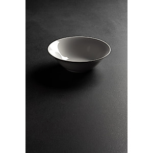 10 Strawberry Street Simply White 7" Round Cereal Bowl, Set of 6