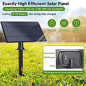 100FT G40 Solar String Lights, Globe Outdoor String Lights with 52 E12 Waterproof LED Bulbs, 2700K Shatterproof Patio Lights, Solar Powered Hanging Lights for Porch Garden Backyard Pergola Bistro Deck