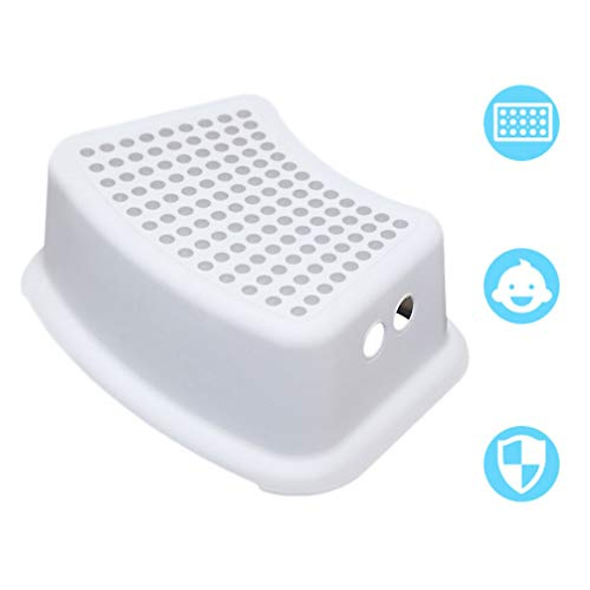 Garneck Portable Stool Toilet Training Step Stool Step Stool Kids Bedroom Potty Training Stool Safety Stools for Kitchen Bathroom Living Room Plastic Stool Toddler Step Stool