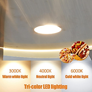 Commercial Food Warmer Display Cabinet, 14-inch 5-Tier, 800-Watt Pizza Warmer with 3D Heating, Bottom Fan, Countertop Pastry Warmer with Temperature Knob/Indicator, Stainless Steel Frame Glass Door