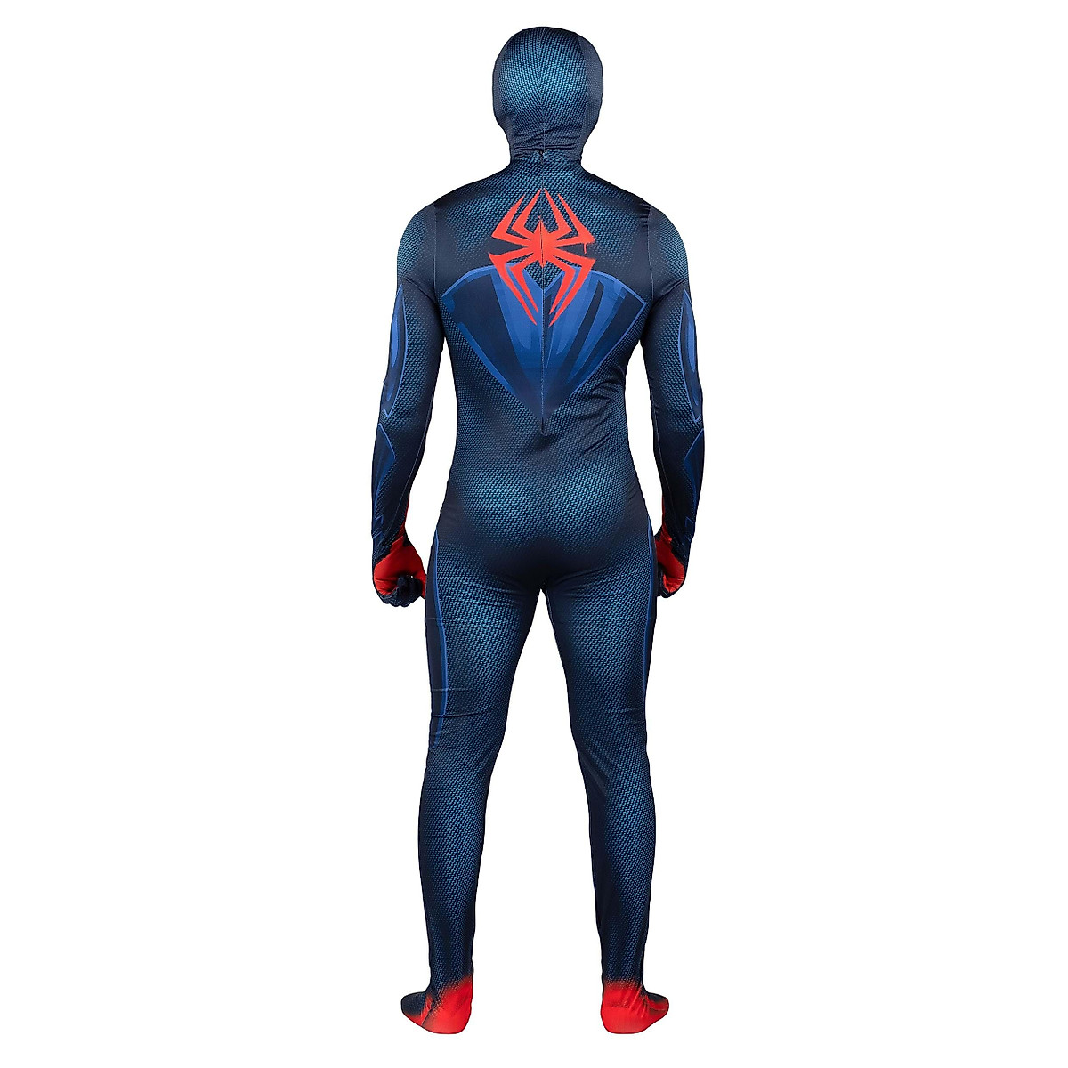 Jazwares Marvel Spider-Verse 2 Adult Miles Morales Zentai Suit Costume X-Large Black