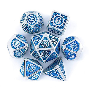 Tbrand DND Metal Dice is Used as Dungeon and Dragon Dice RPG. Its Cool Multiaspect DND Dice Suit Can Be Used as Gift and is Very Suitable for Dice Collectors.