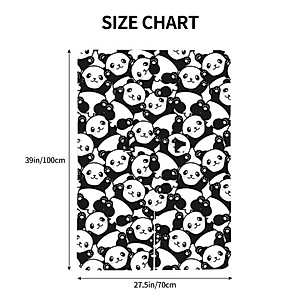 Panda Baby Car Seat Canopy Cover Multi Use Nursing Cover for Newborn Car Seat Canopy Mom Nursing Breastfeeding Covers Newborn Shower Gift