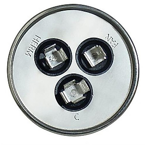 CAP050600440RTS - 60 + 5 uf MFD 440 Volt VAC - Goodman Round Dual Run Capacitor Upgrade