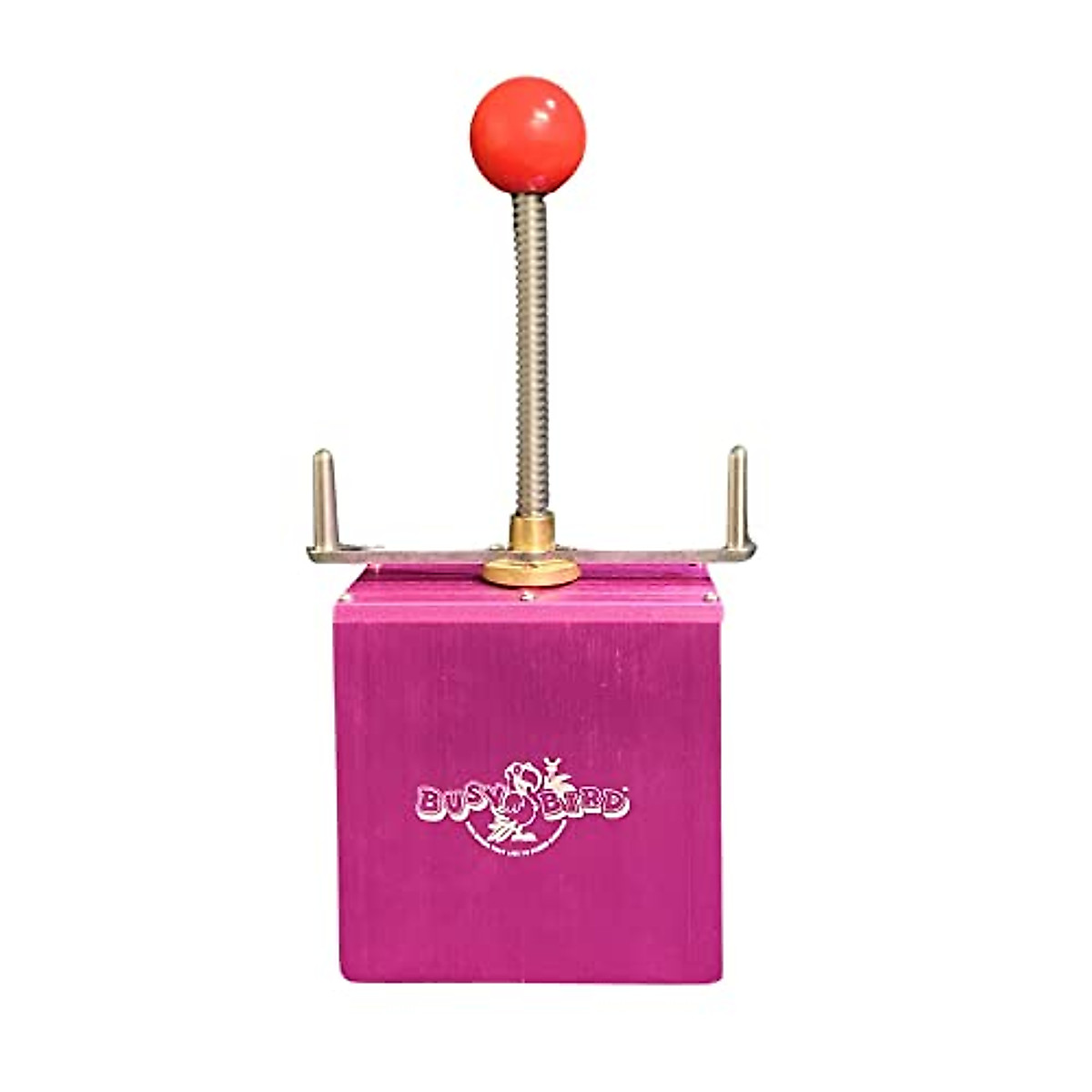 Busy Bird | Ele-Waiter Foraging Bird Toy - Helicopter Arm adjusts Elevator to Expose Treats - 100% Metal, Ultimate Brain Teaser and Mind Game for Medium to Extra Large Birds