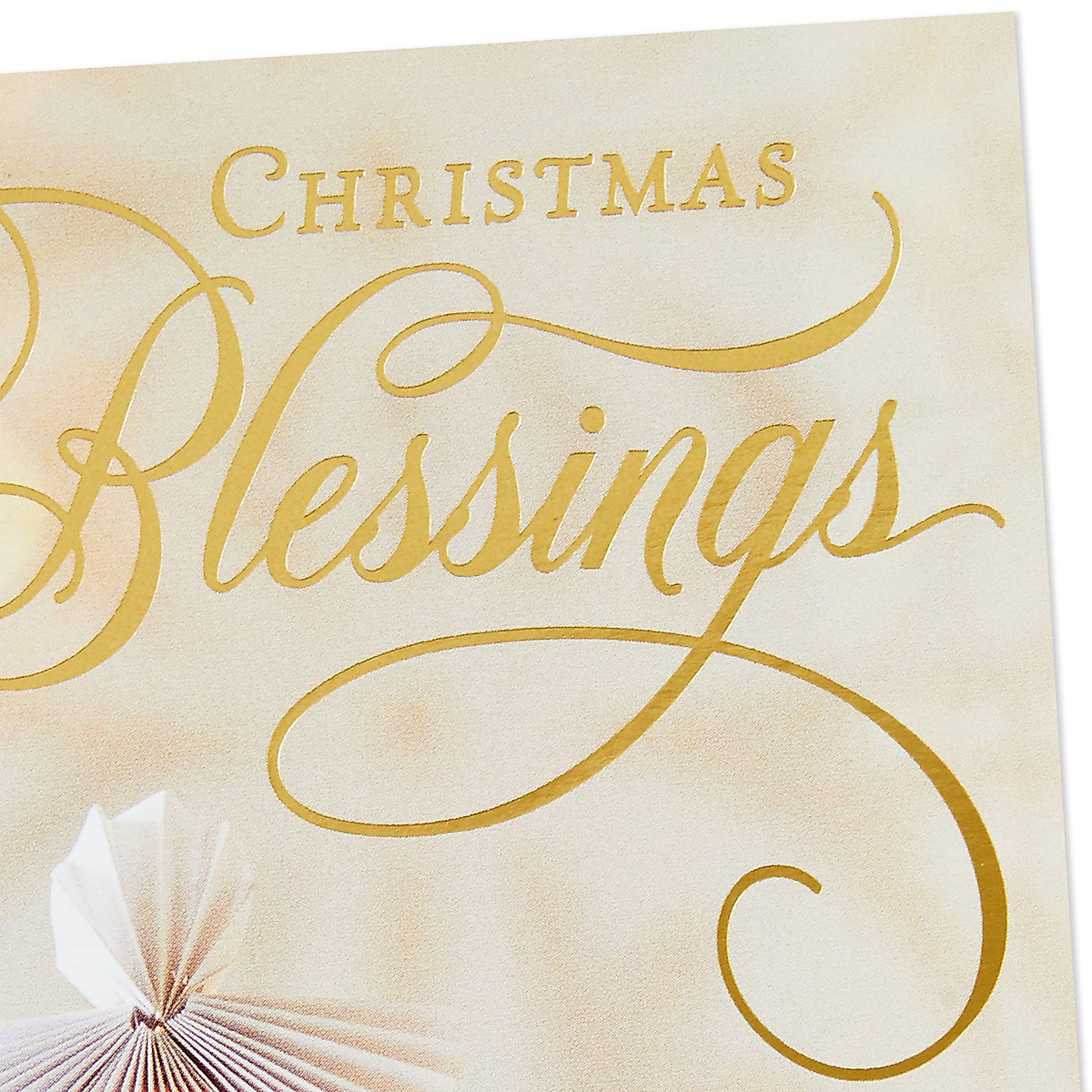Hallmark Boxed Religious Christmas Cards Assortment, Christmas Blessings (6 Designs, 24 Cards with Envelopes)