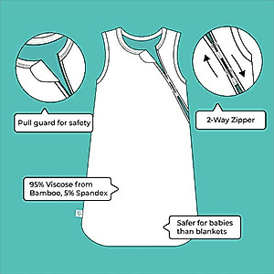 Posh Peanut 2.5 TOG Sleepsack - Cozy Viscose from Bamboo Baby Wearable Blanket for Toddlers & Infants - Plush Newborn Sleep Sack