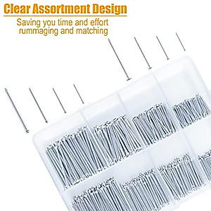 KURUI 700PCs Small Nails for Hanging Pictures Assortment Kit & 8oz Small Hammer, Mini Hammer Set with Hardware Nails Assorted Set, 280 Wall Nails & 280 Finishing Nails