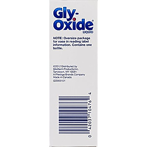 Gly-Oxide Alcohol-Free Antiseptic Mouth Sore Rinse, 2 oz, Packaging May Vary