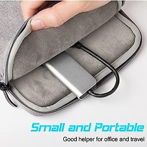 UrbanX USB C Hub 6 in 1 Dongle USB-C to HDMI Multiport Adapter with 4K HDMI Output 3 USB 3.0 Ports SD/TF Card Reader Compatible for Apple MacBook Pro 2017 and Many More Type C Devices