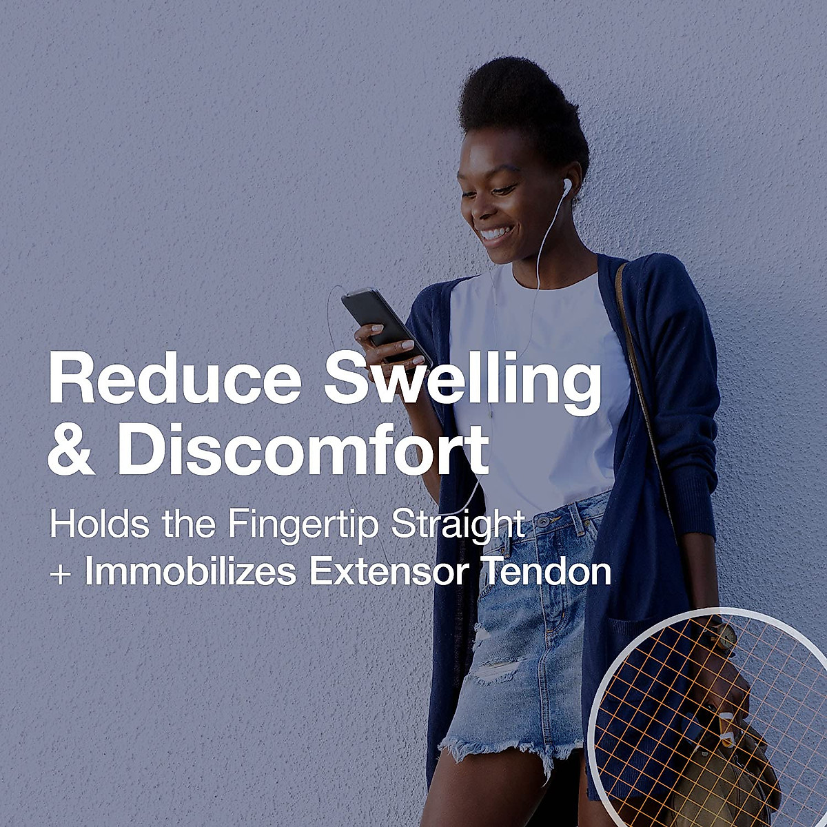 Armor Aluminum Baseball Finger Straightening Splint with Foam Lining to Immobilize Jammed Fingers, Mallet Injuries, or Knuckle Fractures