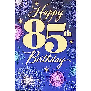 Greeting Card Happy 85th Birthday 85 Years is Really Something Special