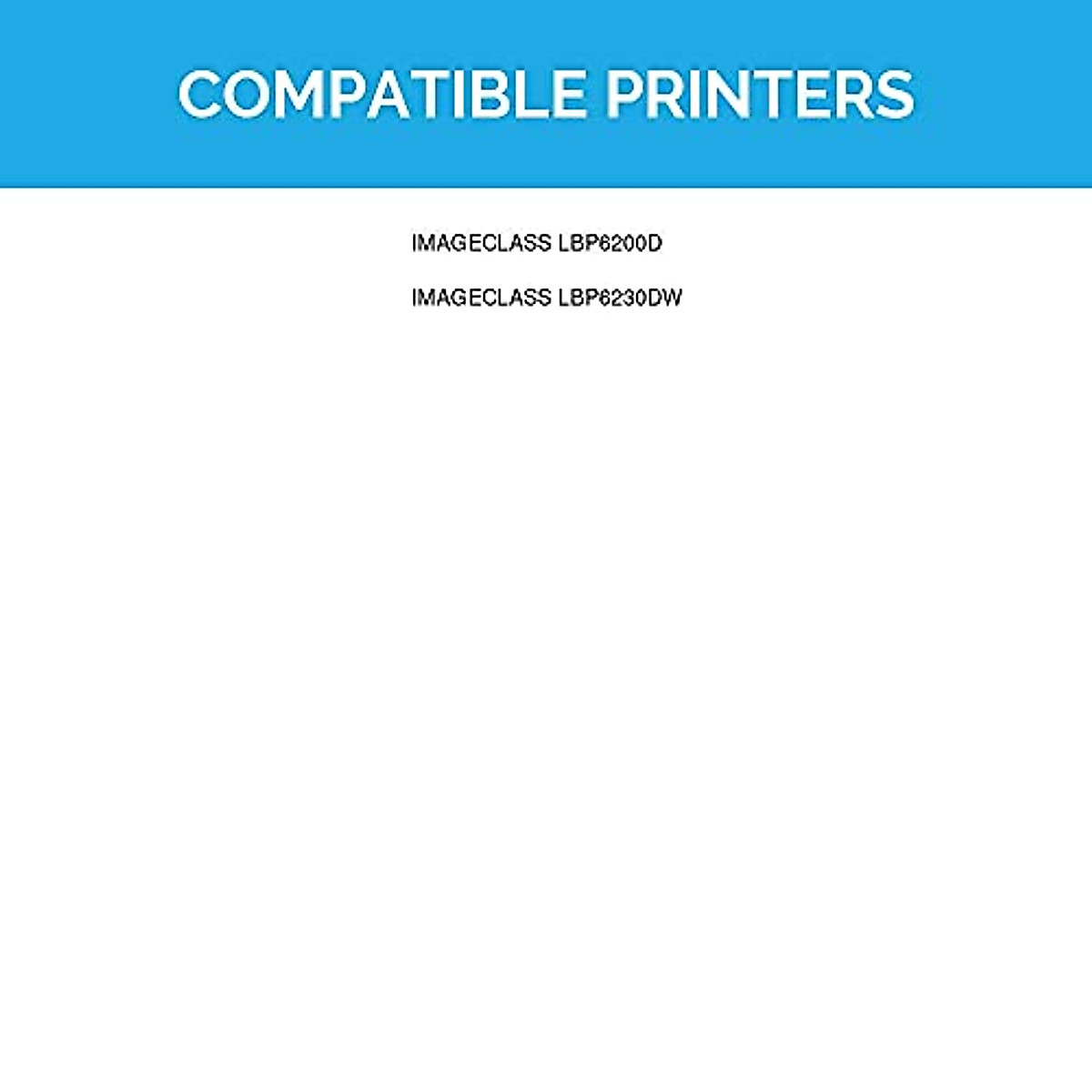 LD Products Compatible Toner Cartridge Replacement for Canon 126 CRG-126 3483B001 (Black, 5-Pack) Compatible with ImageClass LBP6200d & LBP6230dw