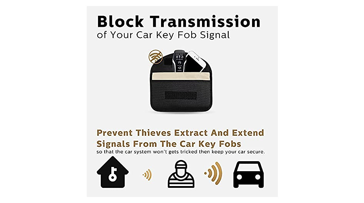 Secure 4-Pack Faraday Bags: RFID Blocking & Phone Privacy