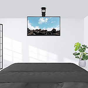 VIVO Electric Ceiling TV Mount for 23 to 55 inch Screens, Flip Down Motorized Pitched Roof VESA Mount, MOUNT-E-FD55