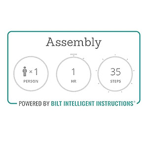 Tvilum 2 Drawer Bedroom Nightstand Nighstand, 15.75 in x 15.85 in x 16.65 in, Black