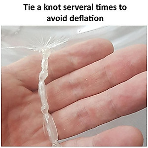 Lightsfevers warm white led balloons with batteries party balloons 20 inch clear balloons transparent balloons for helium or air, wedding balloons