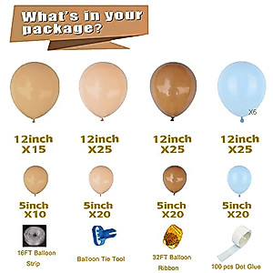 KIZZHISI Rose Gold Balloons 171 Pack 4D Gold and Latex Olive Green Balloons Arch Garland Kit (Apricot)for Baby Shower Wedding Birthday Graduation Anniversary Bachelorette Party Background Decorations