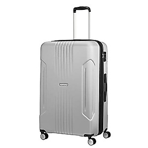 AMERICAN TOURISTER Unisex_Adult Koffer & Trolleys, Silver, L (78 cm-120 L)