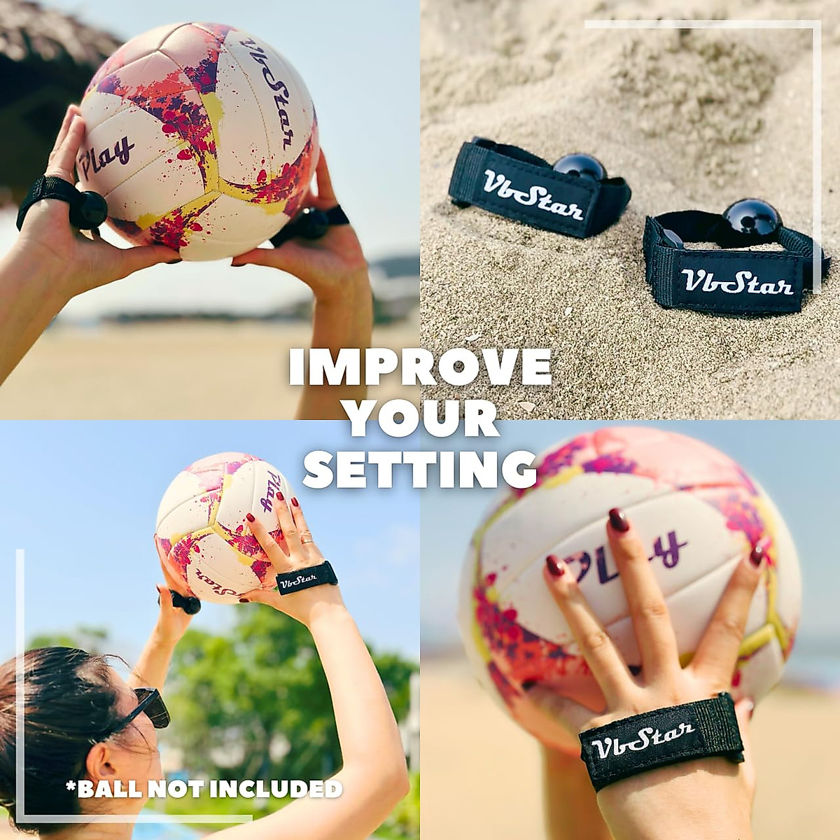 Volleyball Training Kit - Master Serving, Setting & Spiking, Suitable for Beginners & Pros