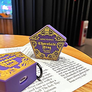 Compatible with Airpods 3rd Generation Case, Cute Soft Silicone Protective Cover with Keychain,Anti-Drop Anti-Slip Anti-Scratch,Great for Men Women Girls (Chocolate Frog/3)