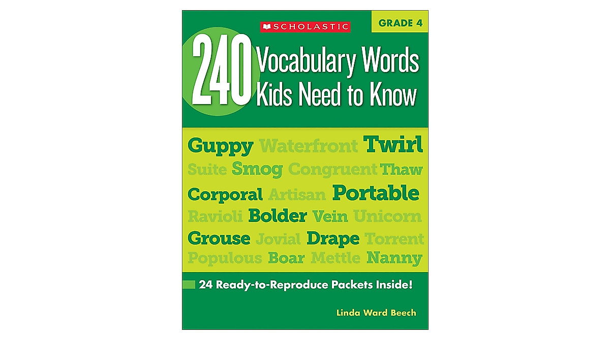 Vocabulary Workbook for Grade 4 - Fun Reproducible Packets to Boost ...