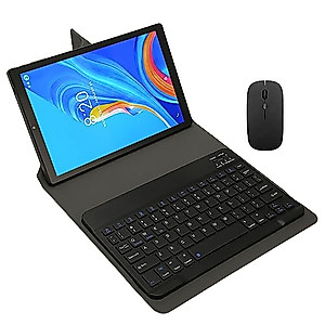 Honio Tablet, 6GB 128GB US Plug 100‑240V 5GWiFi 1960x1080 2-in-1 Study Tablet (US Plug)