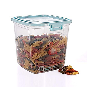 Plasutil 5 Piece Food Storage Container Set with Lock Duo. Lids Attached.