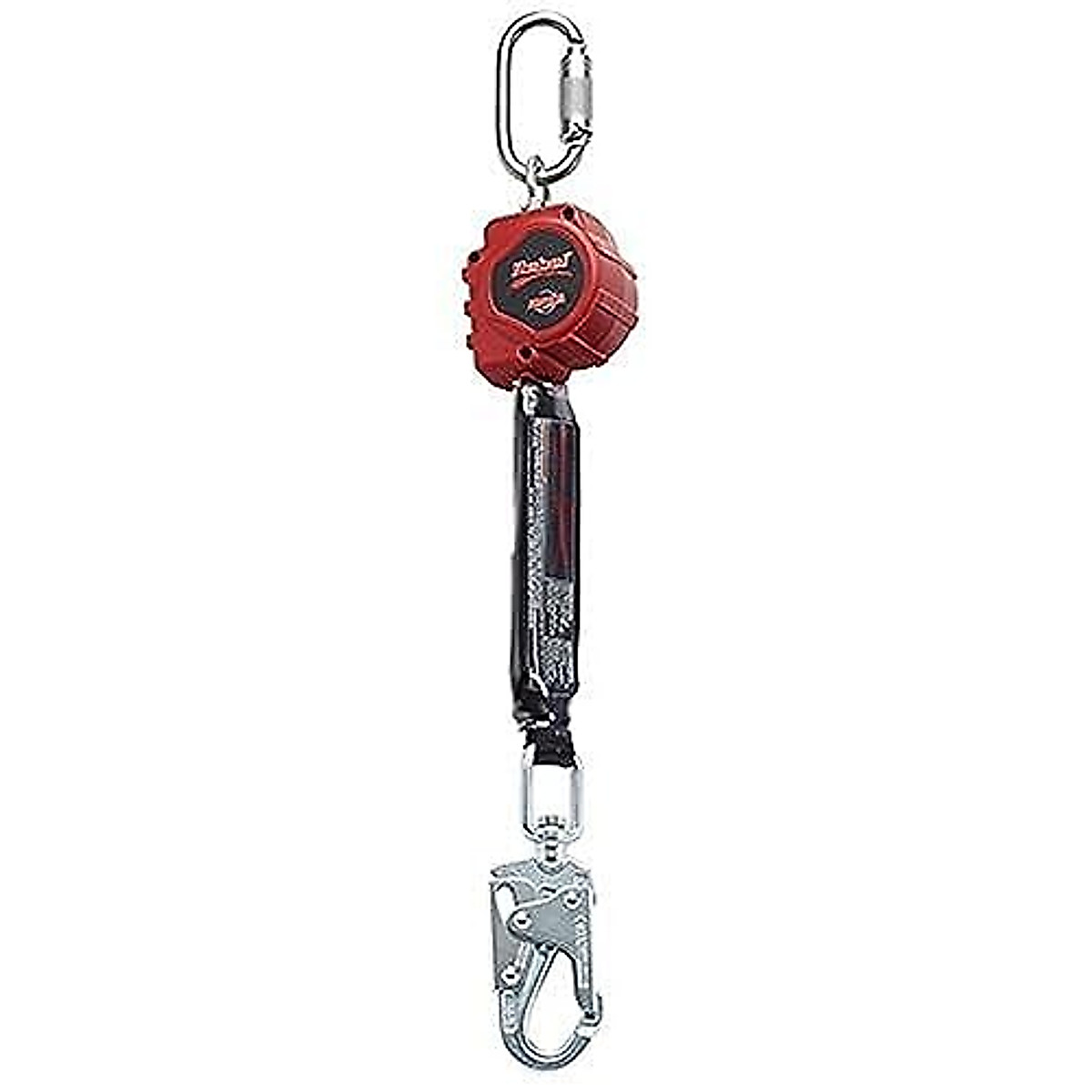 3M DBI-SALA 6' PROTECTA Rebel Single Leg Self Retracting Polyester Web Lifeline With Steel Swiveling Snap Hook, Swiveling Anchorage And Carabiner