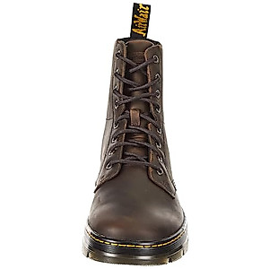 Dr. Martens unisex adult Lace Fashion Boot, Gaucho Crazy Horse, 11 Women 10 Men US