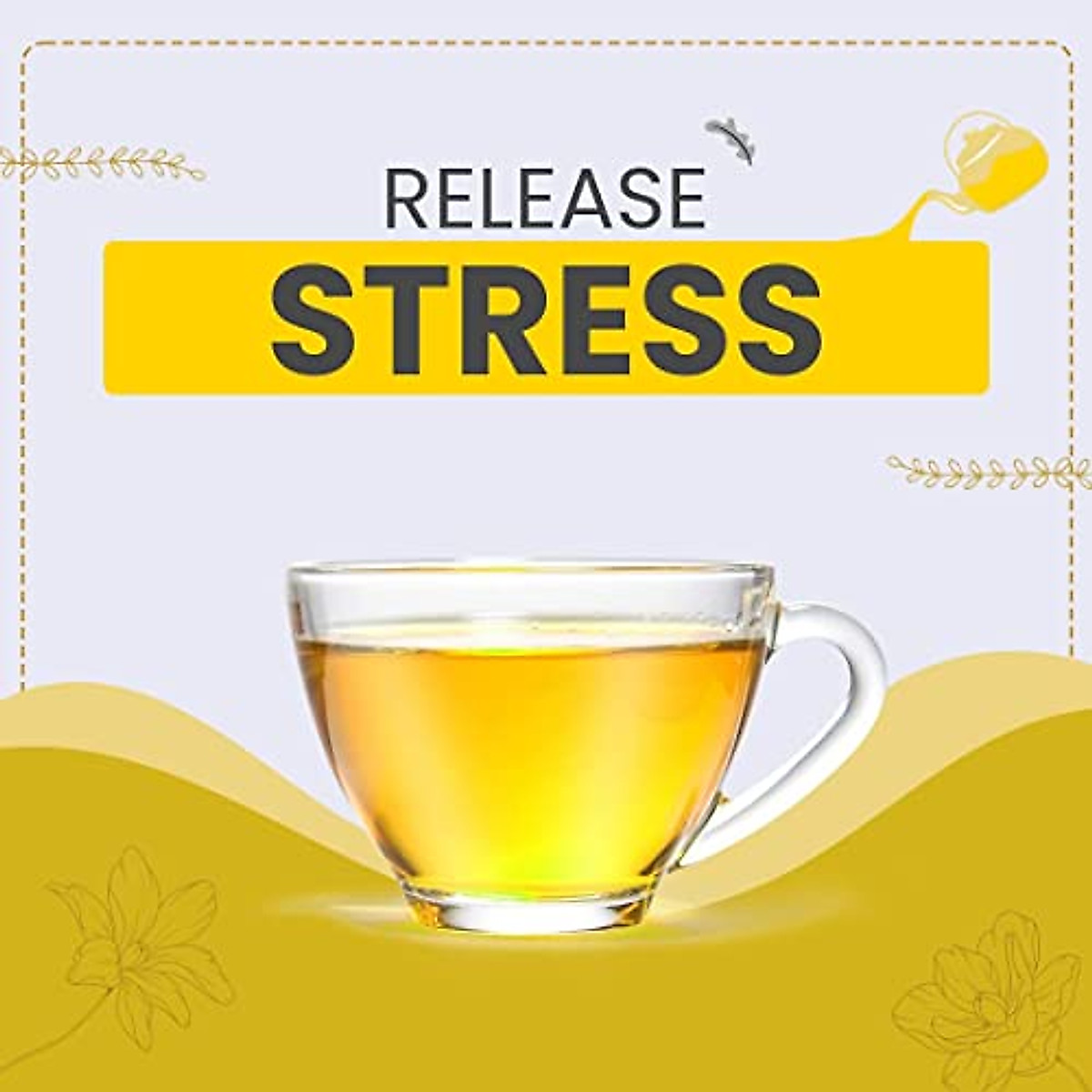 BLUE TEA - Turmeric Ginger Tea - 15 Tea Bags | PRIME SAVING DAY | AYURVEDIC BLEND | Detox Tea - Immunity Booster - Caffeine-free - Vegan - Non-GMO - Gluten Free - Natural Ingredients | Tin Pack