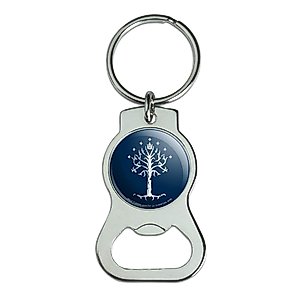 GRAPHICS & MORE The Lord of The Rings Tree of Gondor Keychain with Bottle Cap Opener