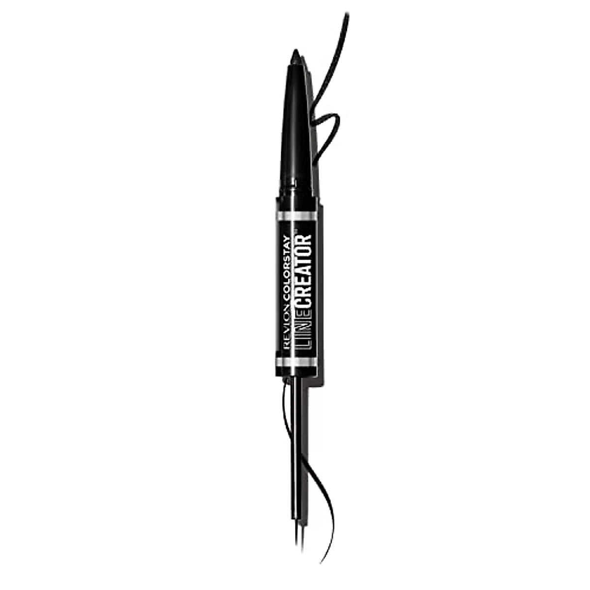 Liquid Eyeliner & Smoky Kohl Pencil by Revlon, ColorStay Line Creator Eye Makeup, Waterproof & Transferproof, Blackout, 0.004 oz