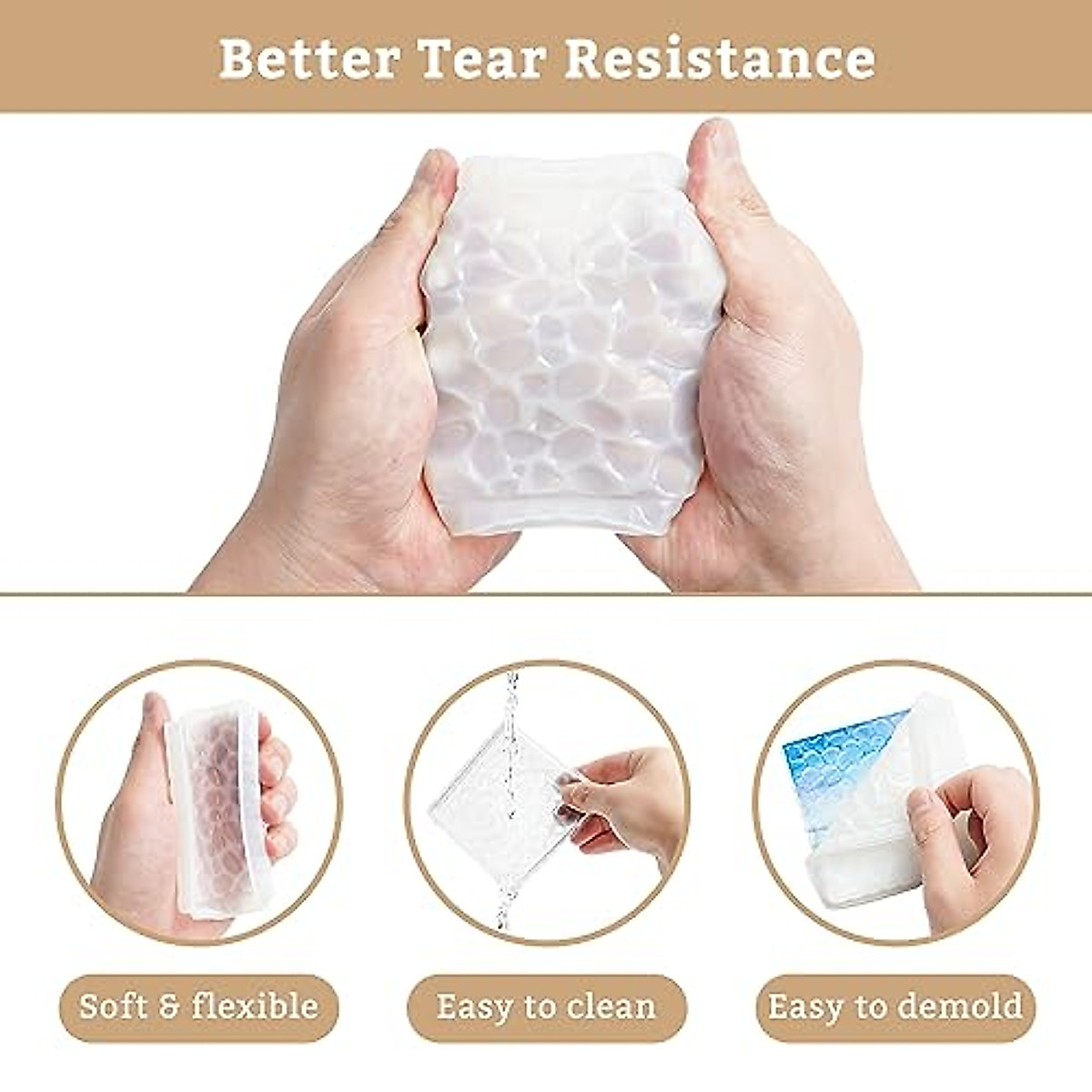 Hautton 6 Pcs Resin Molds Epoxy Silicone Mold for Coasters, Jar with Lid, Rolling Tray and Soap Tray Container, Epoxy Resin Casting Molds for DIY Home Décor Art Crafts