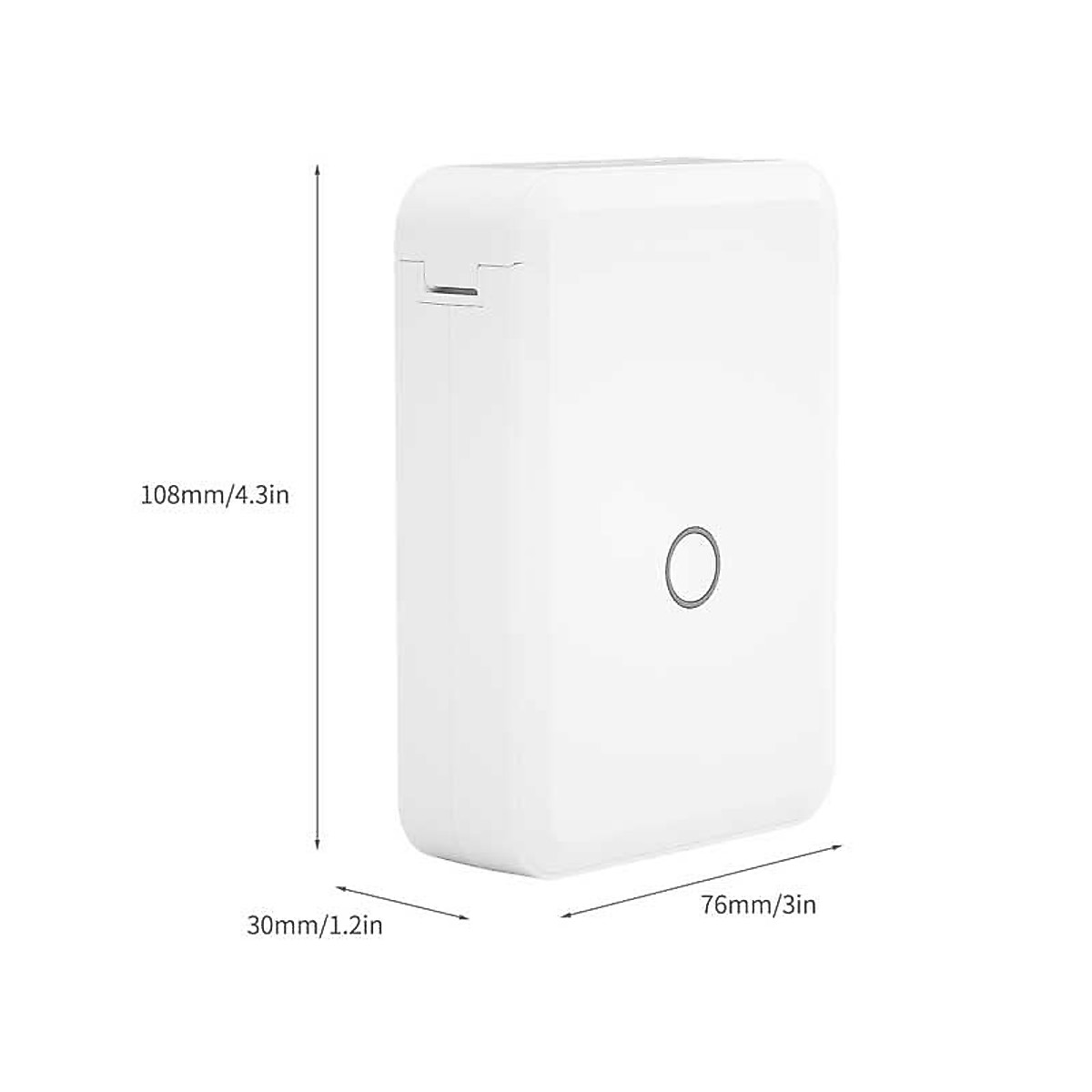 ZSEDP Portable Label Maker Label Printer for Phone Office Home Name Tape Sticker