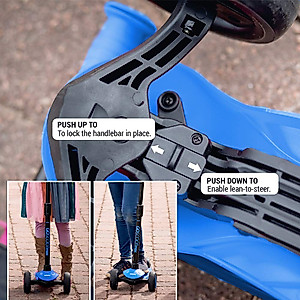 New-Bounce Scooters for Toddlers - 3 Wheel Scooter for Kids with Adjustable Handlebar - The GoScoot MAX is Perfect for Children and Toddlers, Girls and Boys Ages 3-10