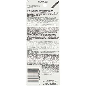 Loreal Paris Voluminous Waterproof Black Brown 365 Mascara - 3 per case.