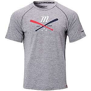 MARUCCI MEN'S CROSSOVER MARLED TEE GRAY