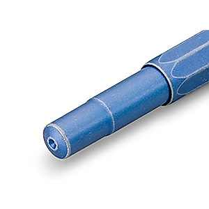 Kaweco AL SPORT Fountain Pen Stonewashed Blue I Premium Fountain Pen for Ink Cartridges I Exclusive Fountain Pen 13 cm I Nib: M (Medium)
